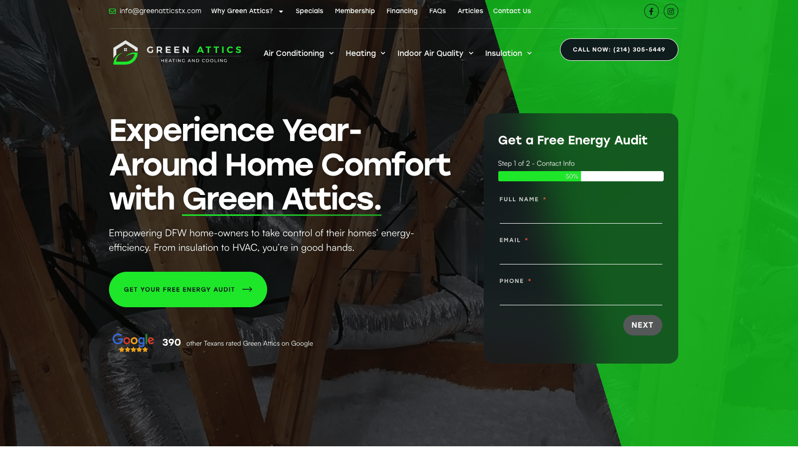 Areas we server for HVAC and Attic Insualtion near Dallas, TX?